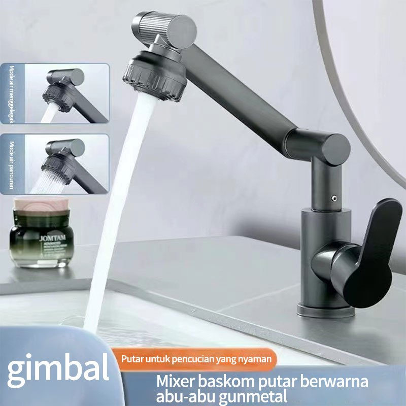 Jual SUS 304 Keran Putar Mekanis Kran Air Panas & Dingin 360°Derajat ...