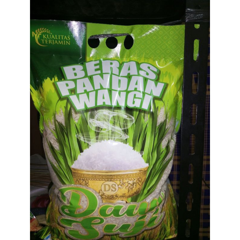 Jual Beras Pandan Wangi Daun Suji 5L Mutu Terjamin | Shopee Indonesia