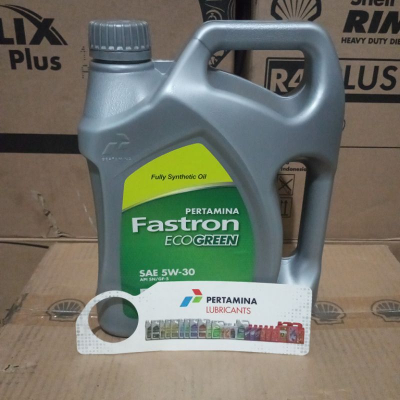 Jual oli mobil fastron eco gren sae 5w-30 kemasan 3,5L | Shopee Indonesia