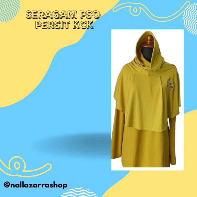 Jual JILBAB PSO PERSIT KCK WARNA TERBARU LIME ORI PREMIUM | Shopee ...