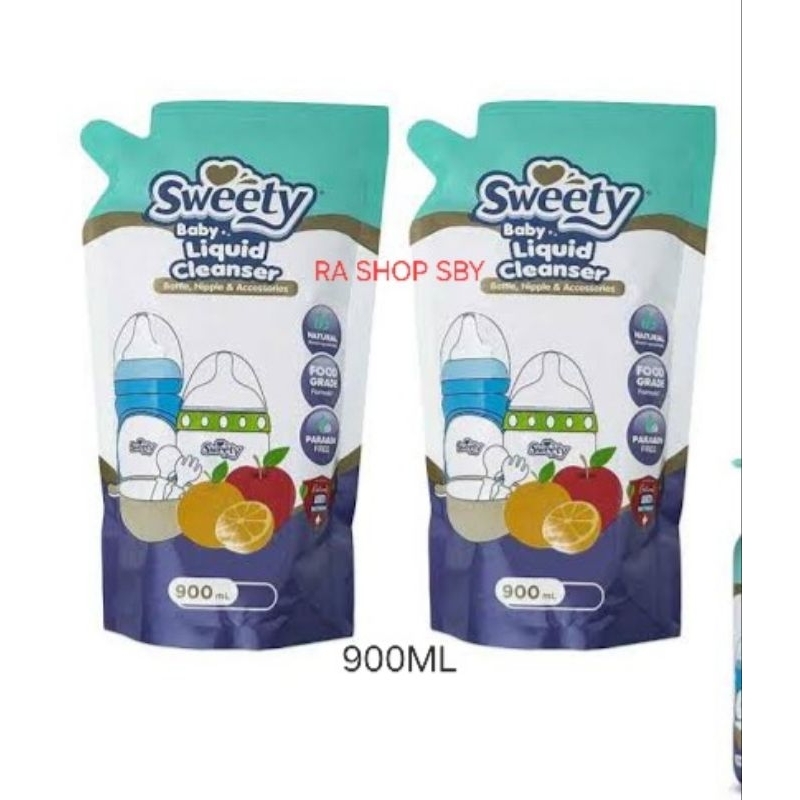 Jual Sweety Liquid Cleanser 900ml bottle nipple baby sabun cuci botol ...