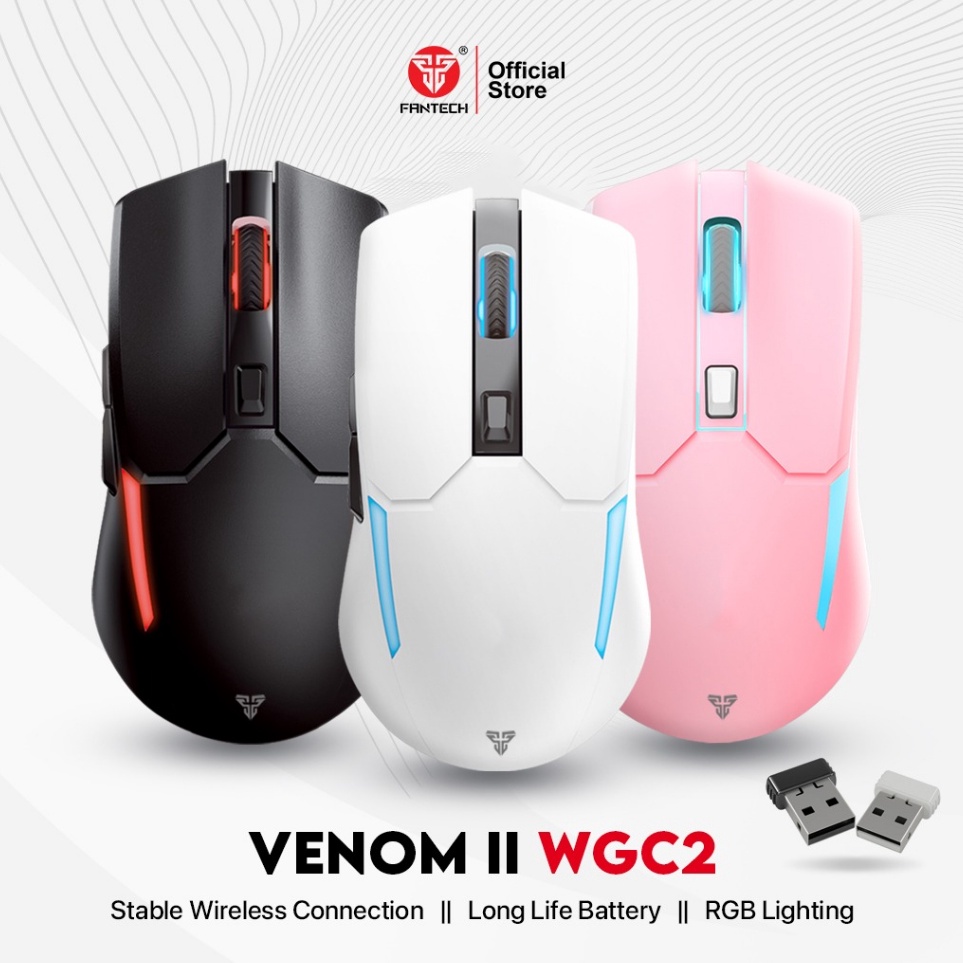 Jual Harga Promo Fantech VENOM II WGC2 Wireless Mouse Gaming ...