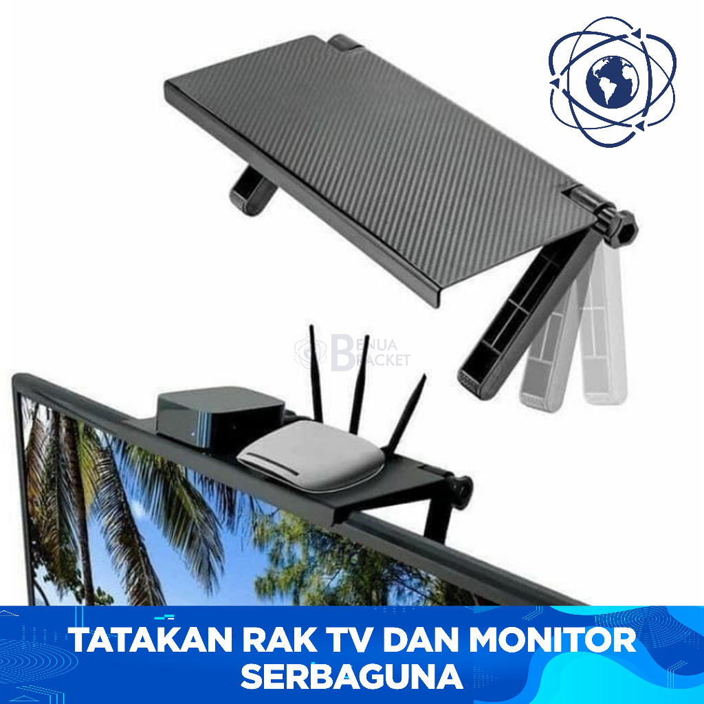 Jual Bracket Rak Gantung Stand Rak Atas TV Top Shelf Tatakan Holder ...