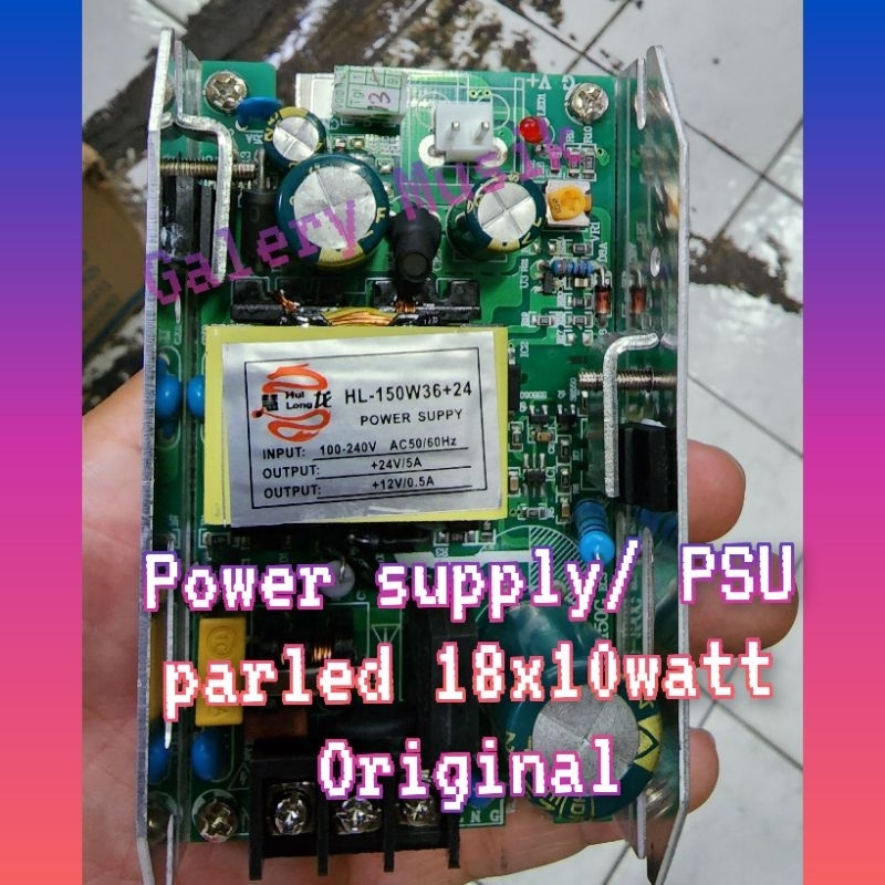 Jual Power supply / PSU parled 18x10watt RGBW dan fullcolor 24V ...