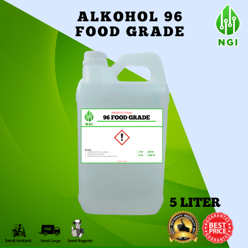 Jual Alkohol 96 food grade 5 Liter | Shopee Indonesia