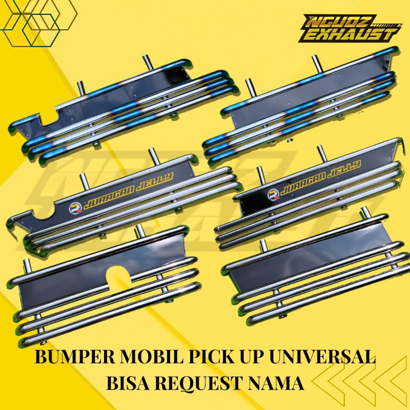 Jual BUMPER SAMPING MOBIL PICK UP/ NEW CARRY/ GRANMAX/ FUTURA/ T120 SS ...