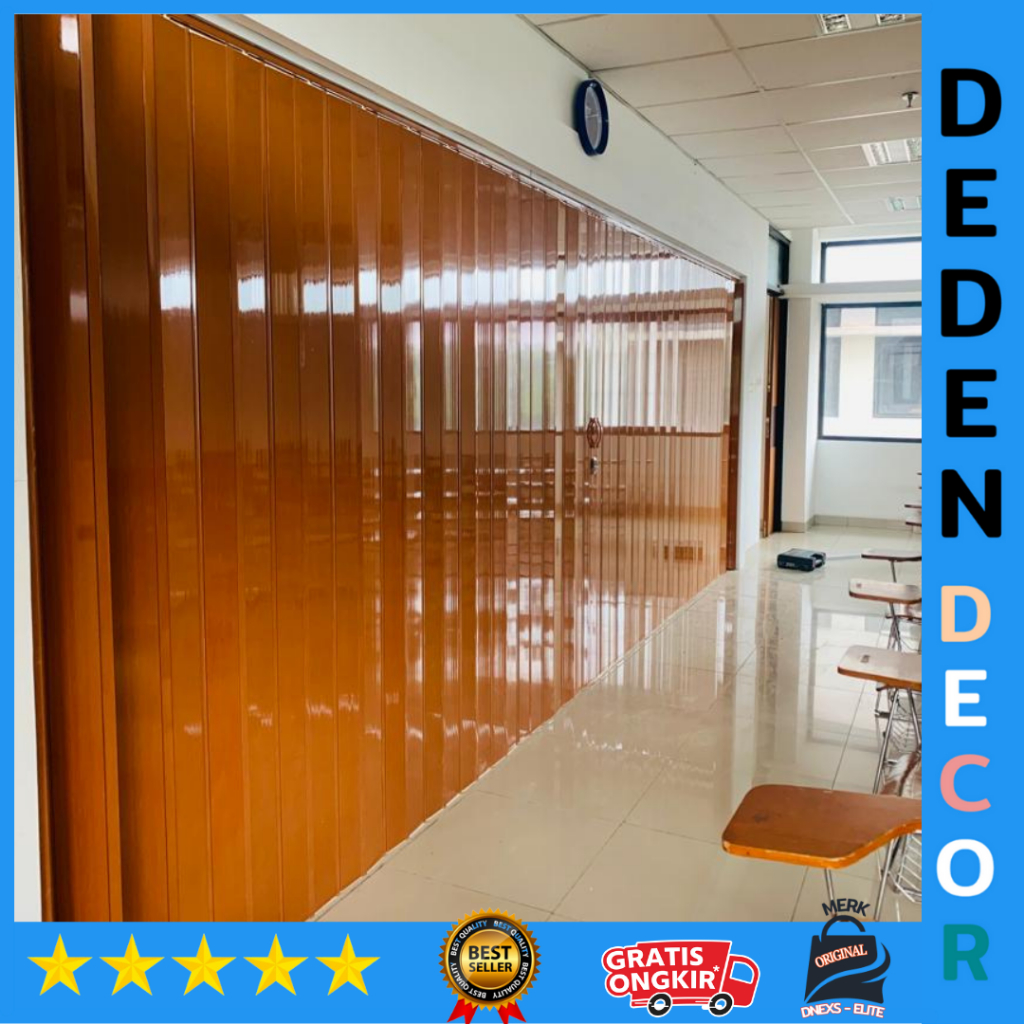 Jual sekat pintu ruangan dengan pvc folding door dnexs elite penyekat ...
