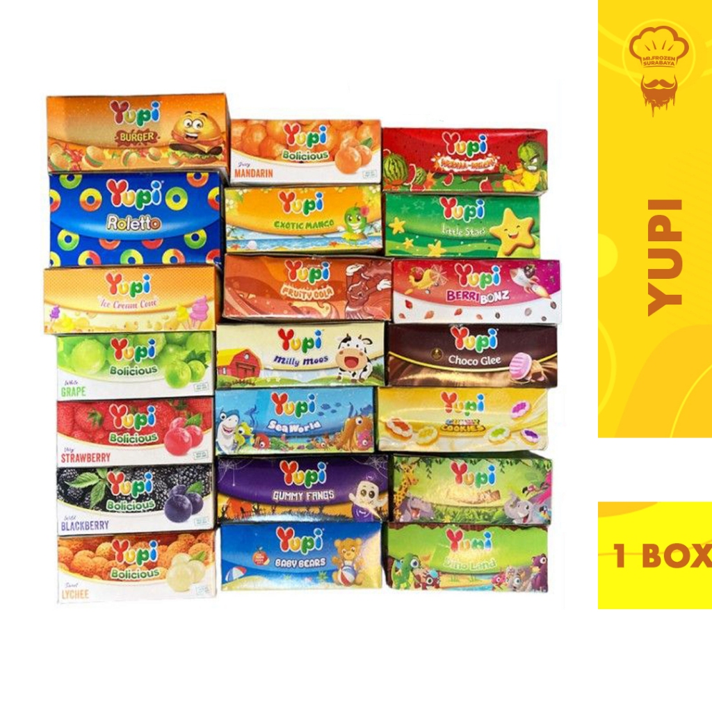 Jual Yupi Box Series Permen Jelly Isi 24 | Burger Bolicious Marshmallow ...