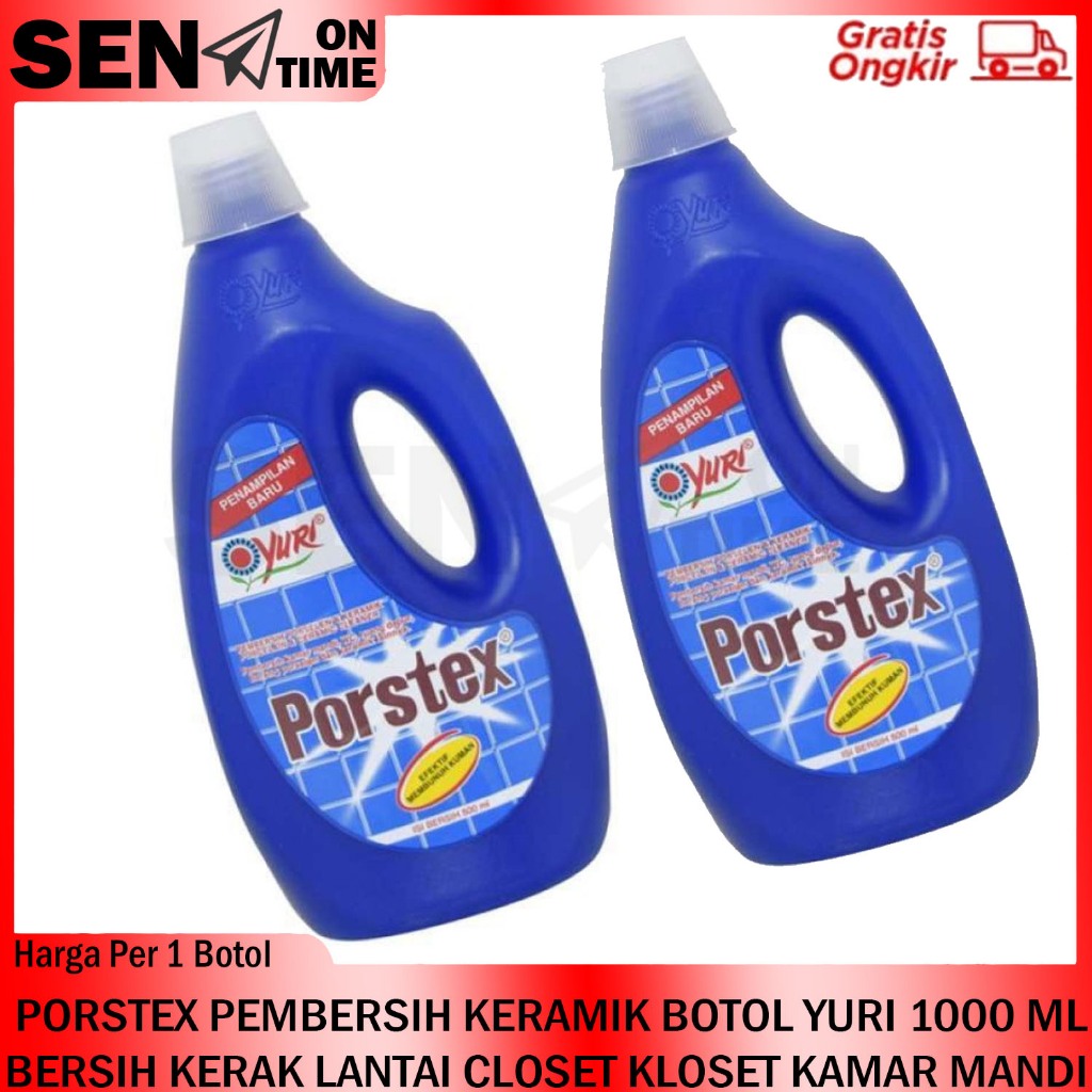 Jual PORSTEK PORSTEX 1 LITER PEMBERSIH KAMAR MANDI WC KERAMIK KERAK ...