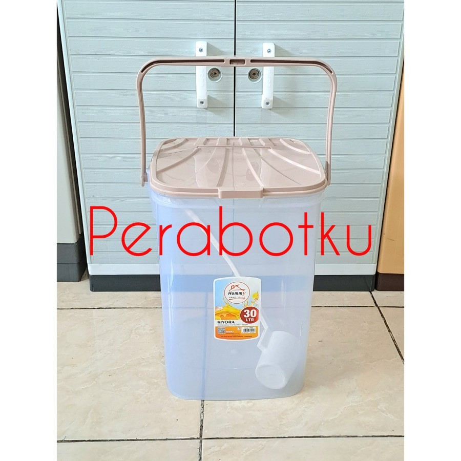 Jual Hommy Container Es Buah Segi 30 Liter + Gayung Kiyora 3950 | Shopee Indonesia