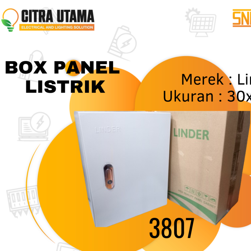 Jual BOX PANEL LISTRIK UKURAN 30x40x20 MEREK LINDER K3807 | Shopee ...