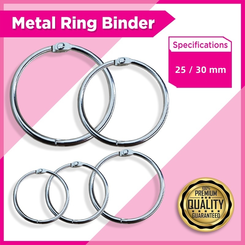 Jual Ring Binder Metal Binding 25mm / 30mm Ring Binder Buka Tutup Ring ...