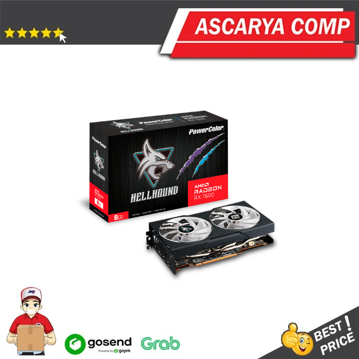 Jual PowerColor Radeon RX 7600 8GB GDDR6 Hellhound | Shopee Indonesia