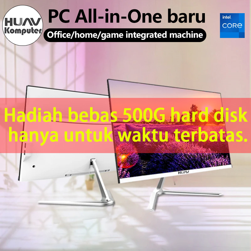Jual Huav Komputer Full Set All-in-One PC Baru, Prosesor Core i5/i7, RAM 16G, SSD 512G, Full HD ...