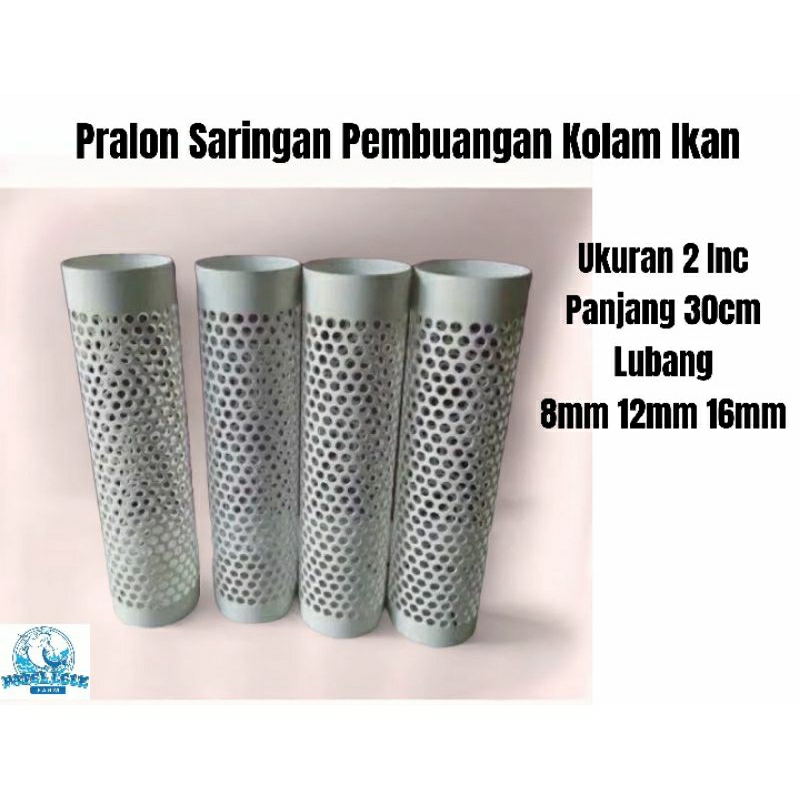 Jual Pralon 2 inc saringan pembuangan air kolam ikan terpal aquarium ...