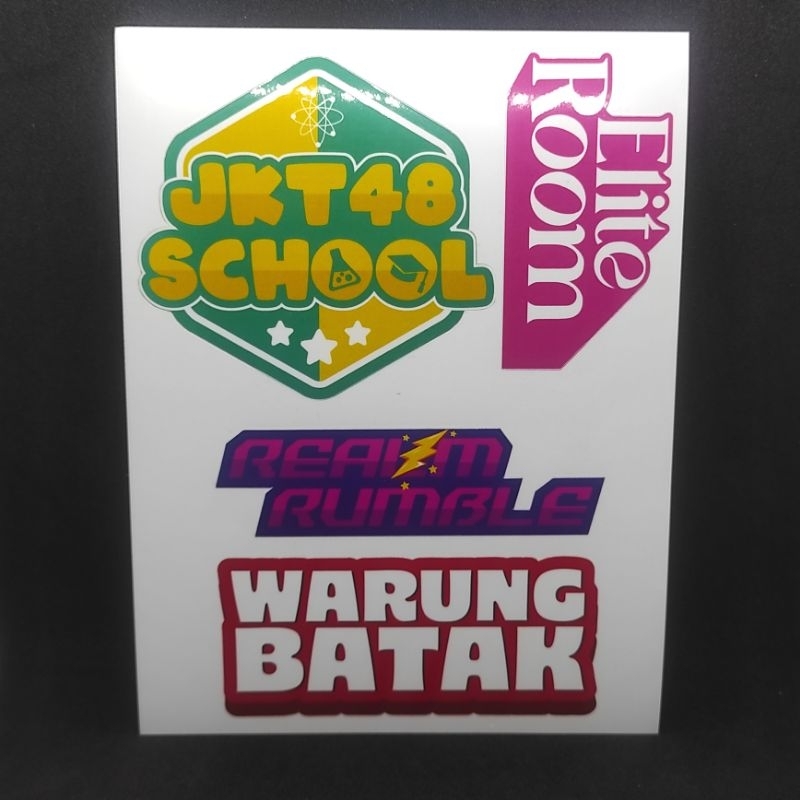 Jual [READY] Sticker JKT48 PACK Terbaru logo single theater event ...