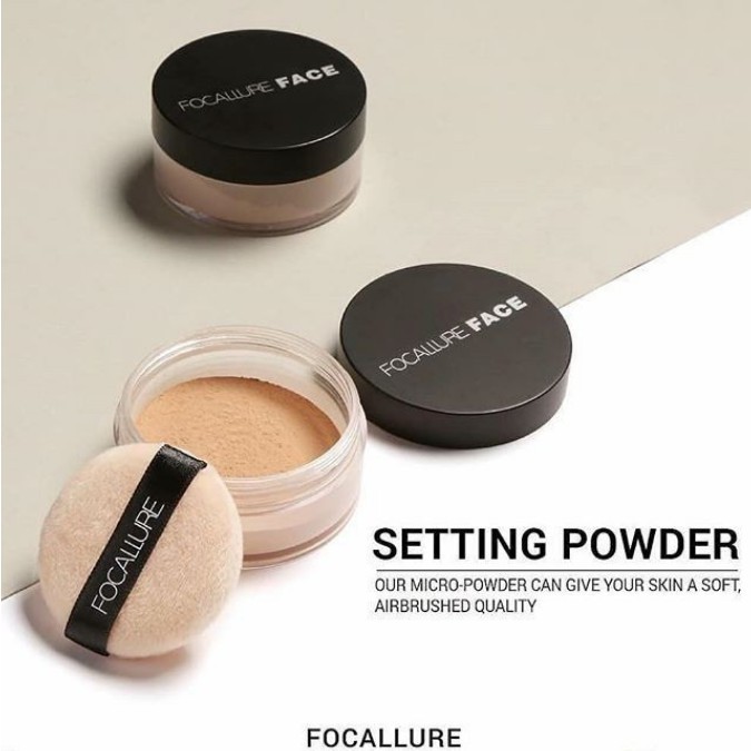 Jual Focallure Loose Powder Oil Control Focallure Bedak Tabur Focallure ...