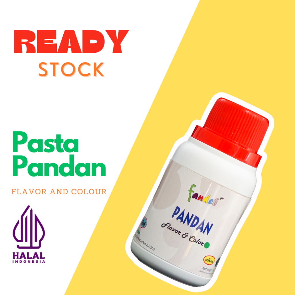 Jual Perisa Pandan Perasa Makanan Esens Aroma Pasta Fandel flavor&color ...