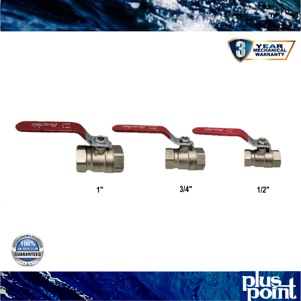 Jual Ball Valve Kuningan Stop Kran Valve Kuningan 1" 3/4" 1/2" | Shopee Indonesia