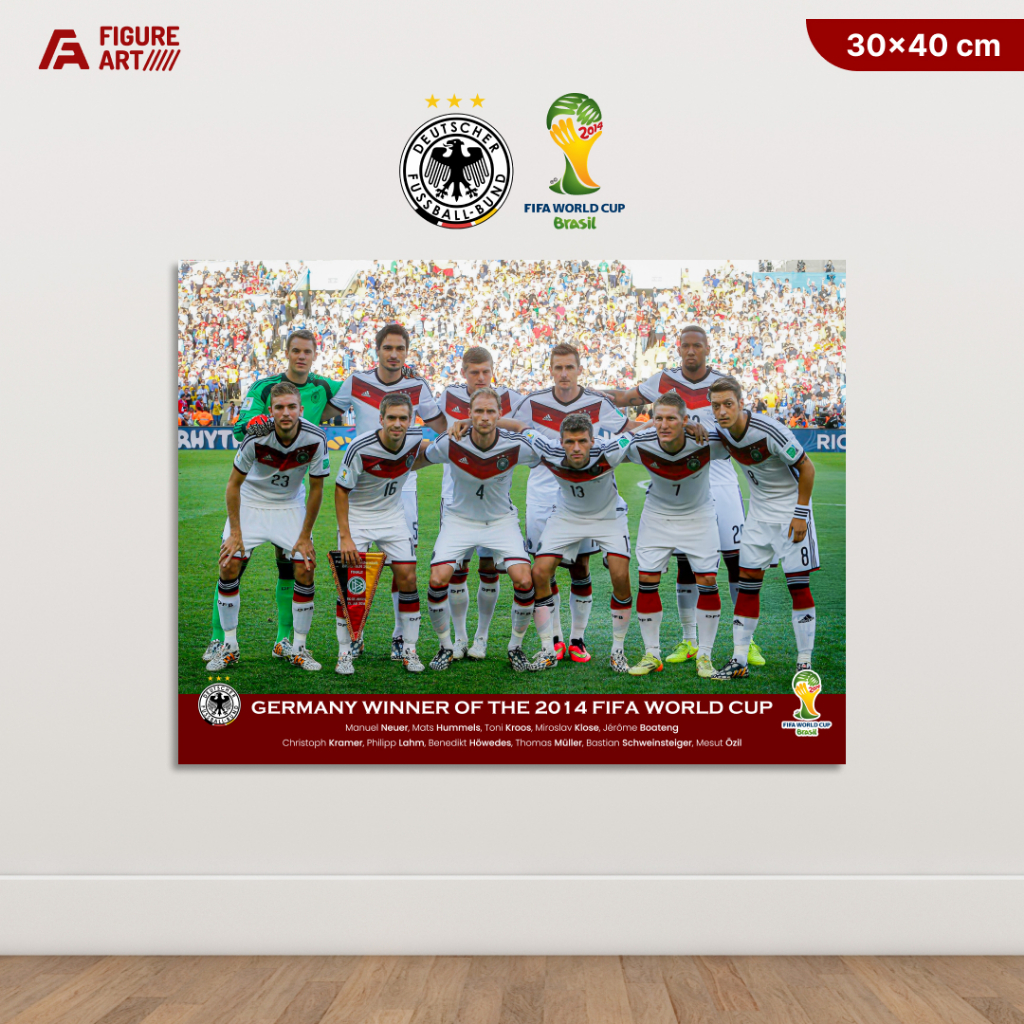 Jual Poster Kayu Starting Line Up Timnas Jerman Final Juara FIFA WORLD ...