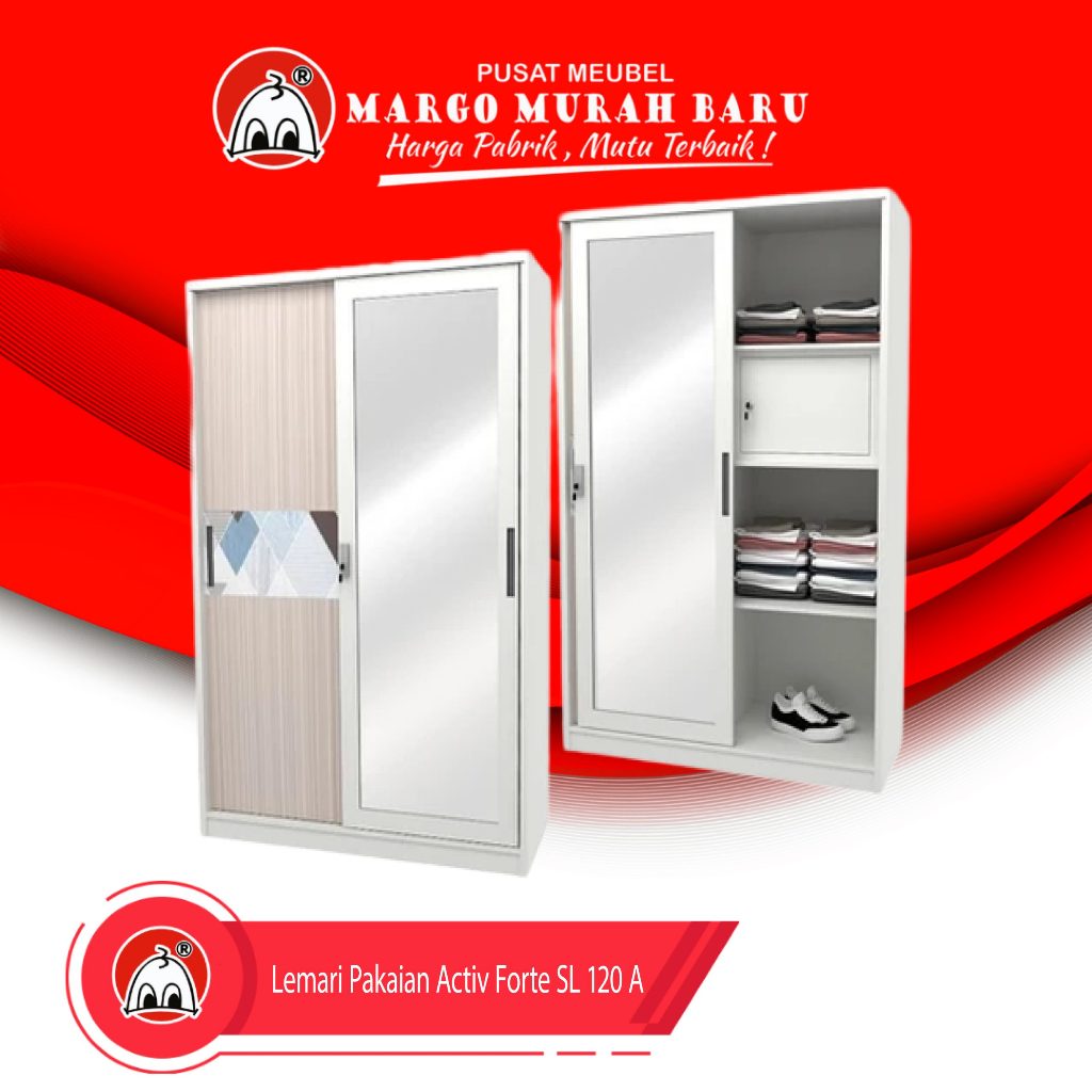 Jual lemari pakaian besi forte sl 120 activ | Shopee Indonesia