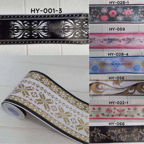 Jual PROMO Wall border list premium stiker border list wallpaper Border ...