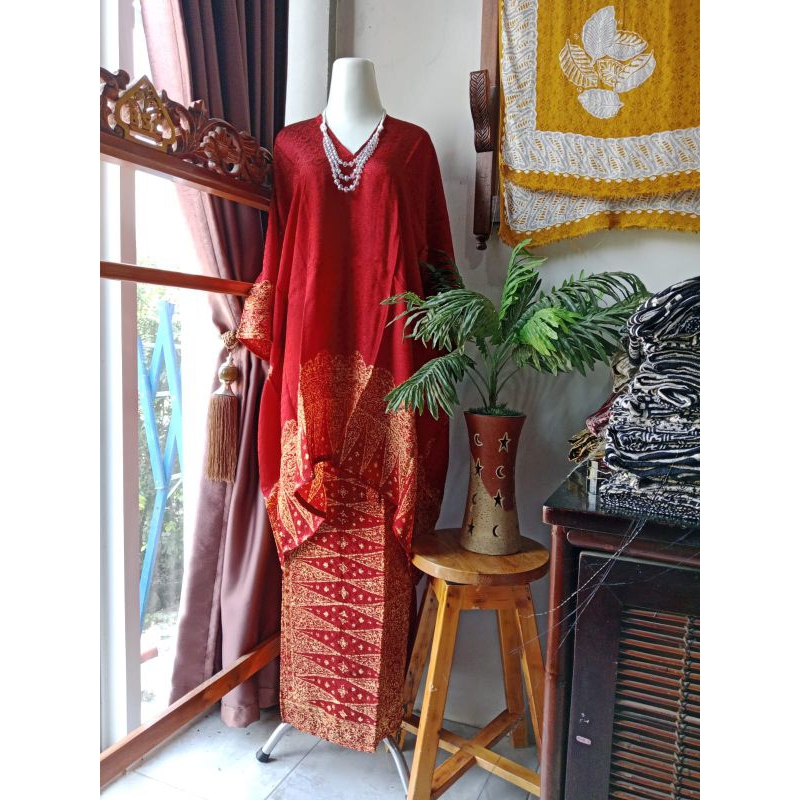 Jual KAFTAN WANITA BAJU JUPRI KOSONGAN SET ROK LILIT TALI By BSC.Etnik (Produk Terbaru) | Shopee ...