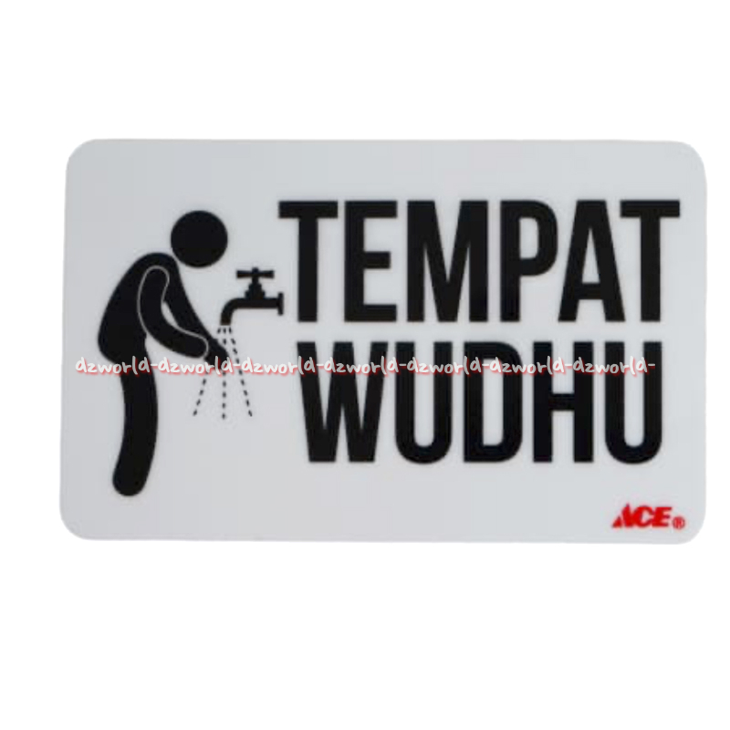 Jual Krisbow Sticker 16cm Anodized Acrilic Tempat Wudhu Akrilik Warna ...