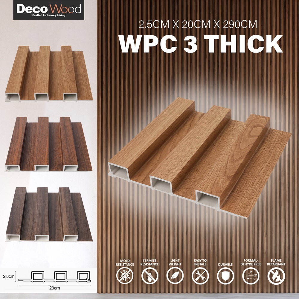 Jual Wood Panel WPC Wall Panel PVC Woodpanel Wallpanel Panel Dinding 3 ...