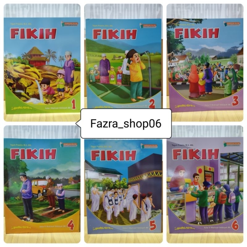 Jual NEW & ORI Buku Pelajaran Fikih Fiqih sd MI kelas 1 2 3 4 5 6 Kurikulum Merdeka Yudhistira ...