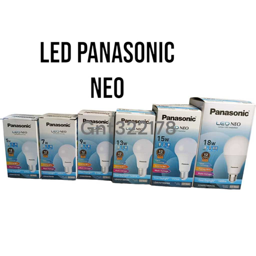Jual Lampu LED NEO PANASONIC NEO 6500 K DAYLIGHT/PUTIH | Shopee Indonesia