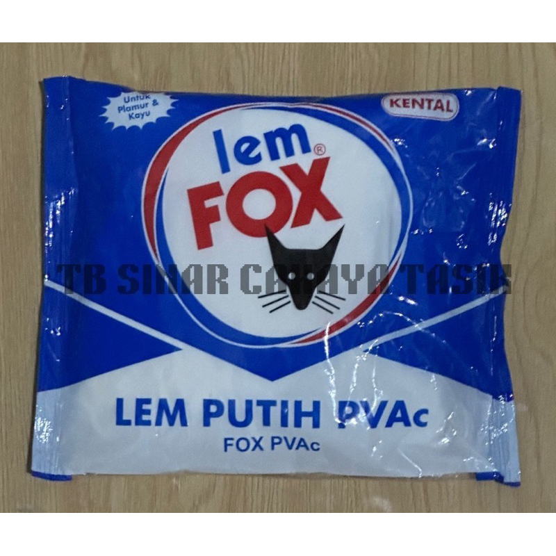 Jual Lem Putih PVAC FOX Biru Lem Kayu Lem plamur tembok Lem kertas 350 g | Shopee Indonesia