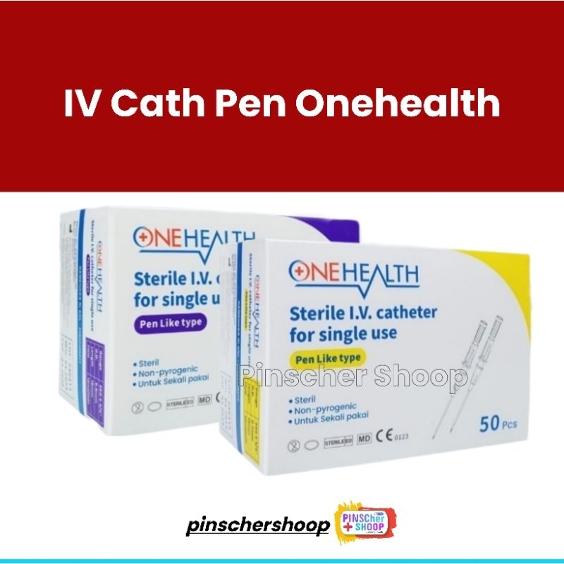 Jual ONEHEALTH IV CATHETER PEN TIPE PREMIUM ABOCATH SATUAN | Shopee ...