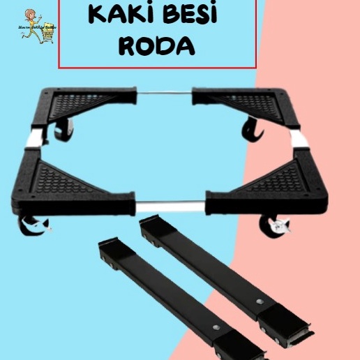 Jual Stok terbaru Alas Roda Kulkas 2 Pintu Tatakan Lemari Es Kaki Mesin ...