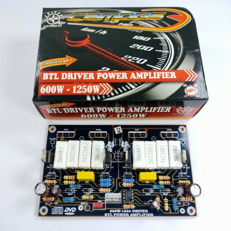 Jual KIT DRIVER POWER BTL AMPLIFIER 600-1250WATT CAMPOS | Shopee Indonesia
