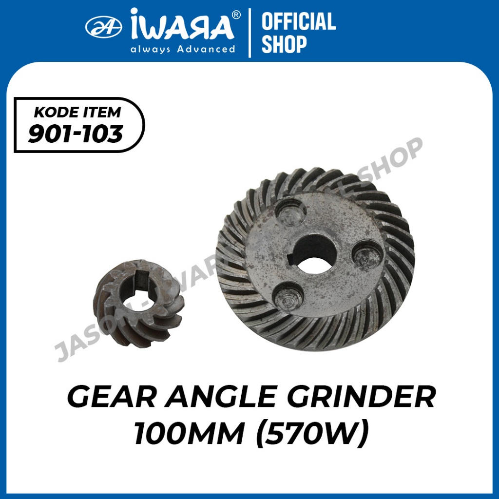 Jual IWARA GEAR ANGLE GRINDER 100MM (570W) 901-103 | Shopee Indonesia