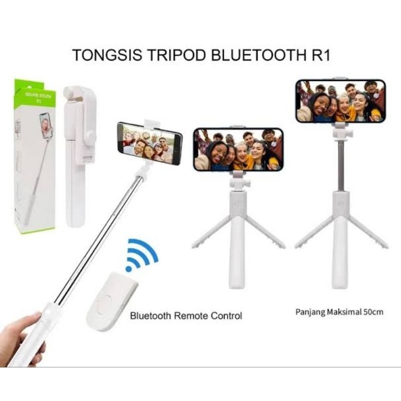 Jual TONGSIS TRIPOD 3 IN 1 remote bluetooth / selfie stick tripod ...
