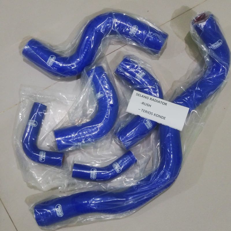 Jual SELANG RADIATOR SET RUSH TERIOS KONDE SAMCO BIRU ISI 6 MACAM ...