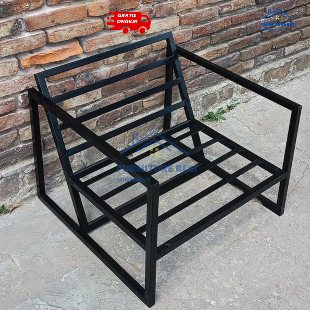 Jual kursi besi panjang / bangku teras minimalis | Shopee Indonesia