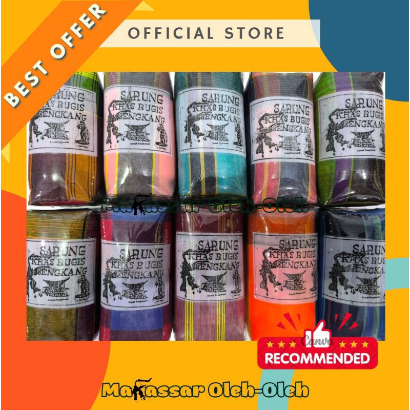 Jual Sarung Sutra Khas Bugis Sengkang 120cm × 200 cm / Makassar Oleh ...
