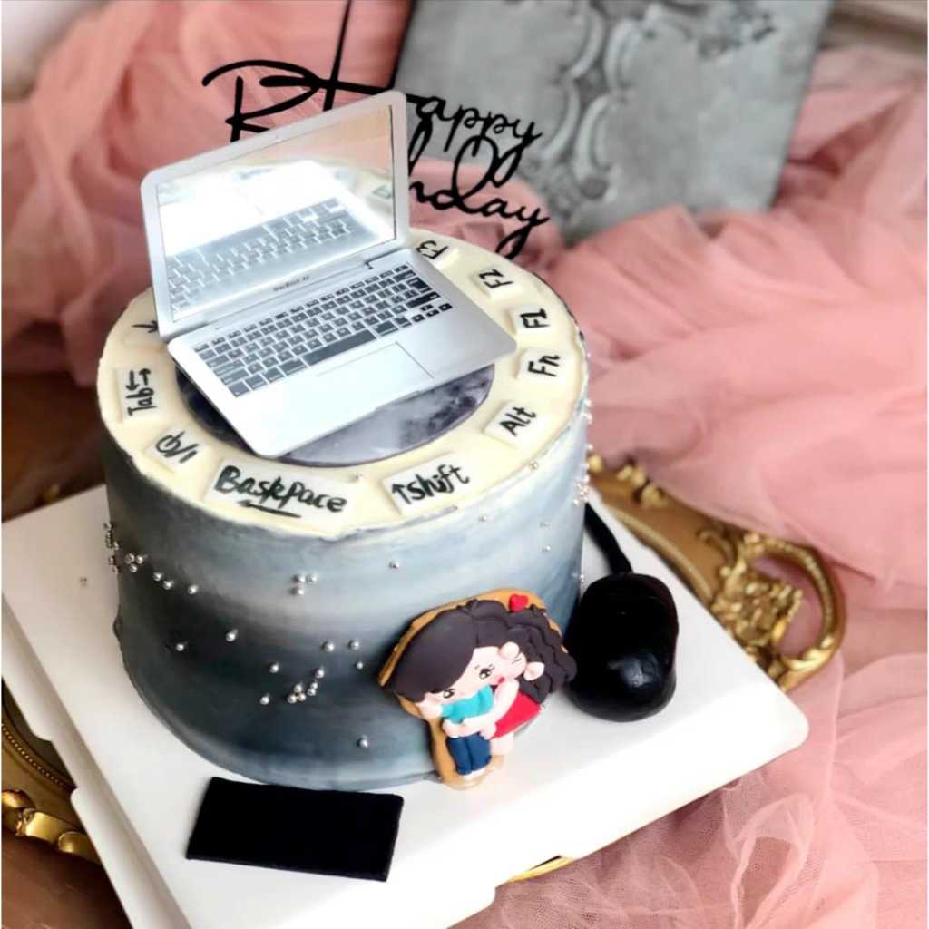 Jual Topper Laptop Hiasan kue ulang tahun Computer | Shopee Indonesia