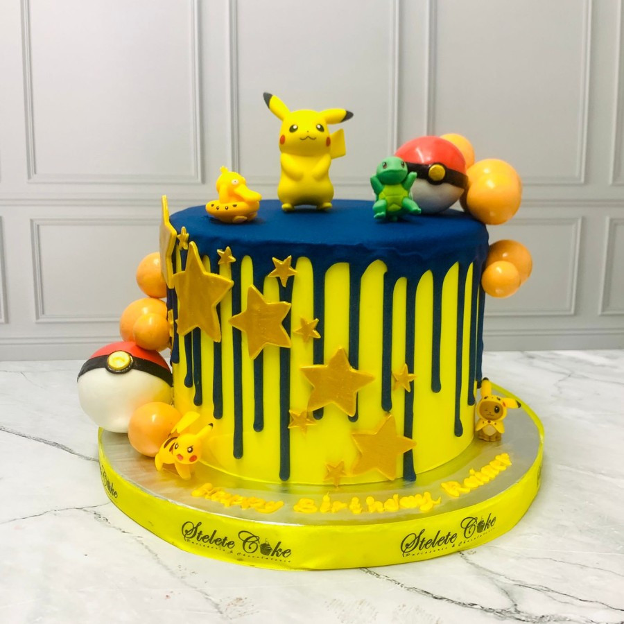 Jual Kue Ulang Tahun / Birthday Cake Tema Pokemon / Kue Ultah Costum ...
