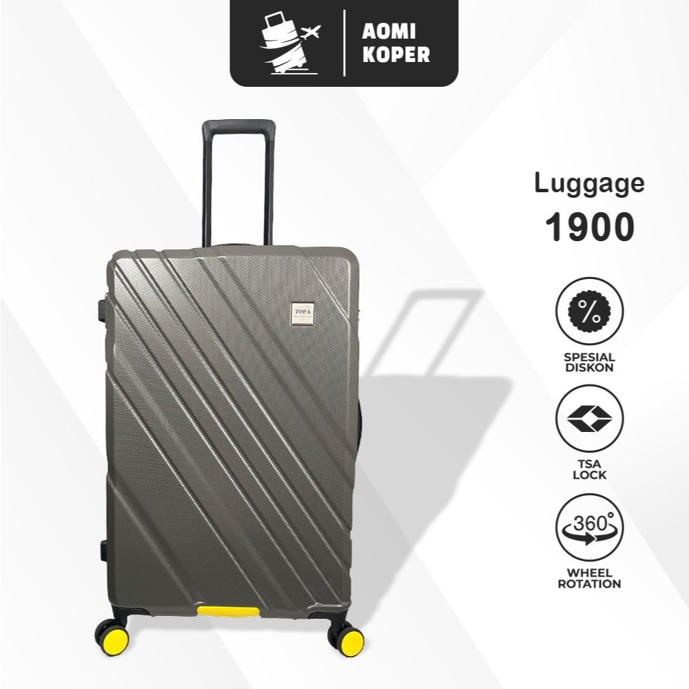 Jual 𝐀𝐎𝐌𝐈 Koper Kabin & Bagasi Bahan Polycarbonate Topa 28 inch (1900 ...