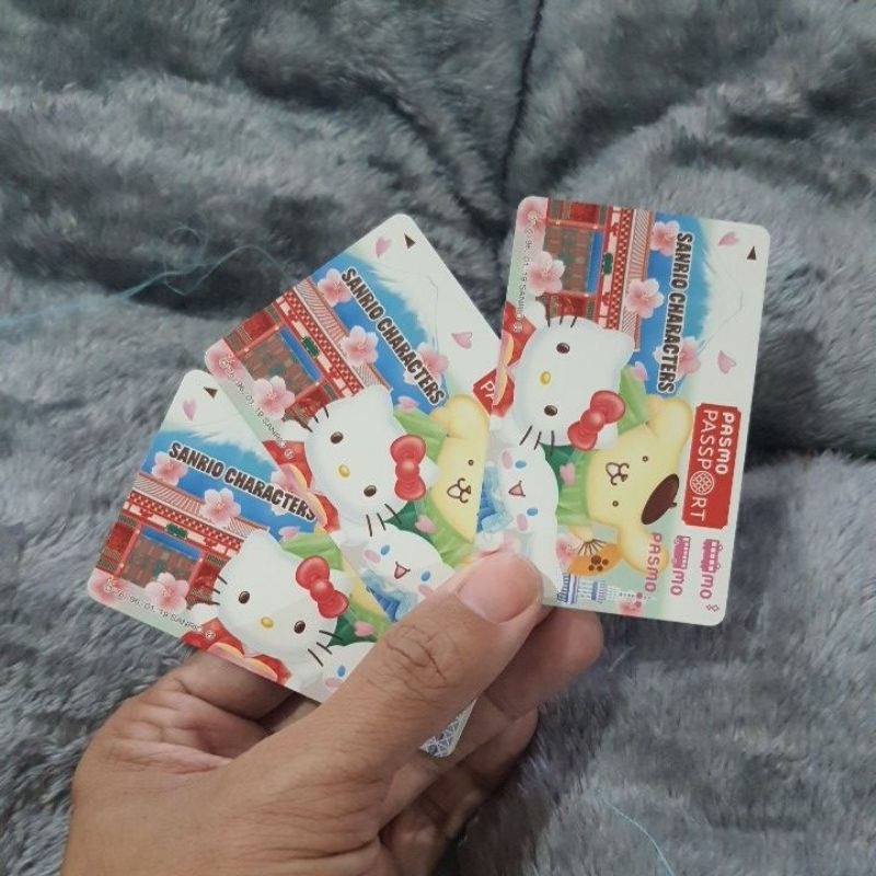 Jual Kartu Pasmo Passport Jepang Untuk naik Kereta gambar sanrio hello ...
