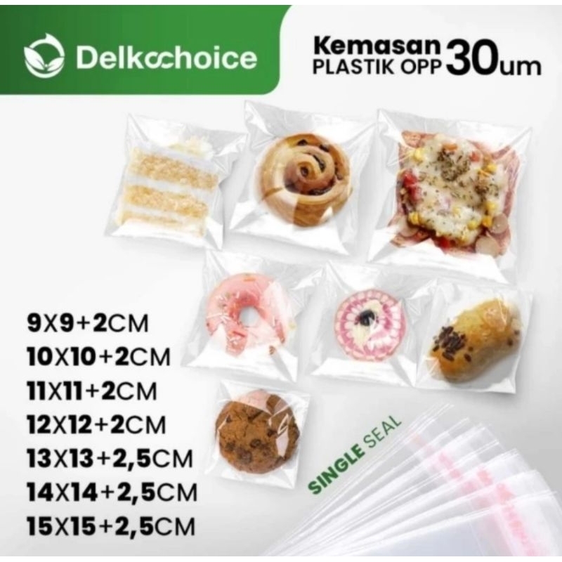 Jual PLASTIK OPP ROTI KEMASAN KUE COOKIES BUNGKUS MAKANAN SNACK ...