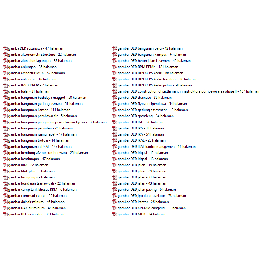 Jual 500+ gambar DED (Detail Engineering Design) untuk referensi ...