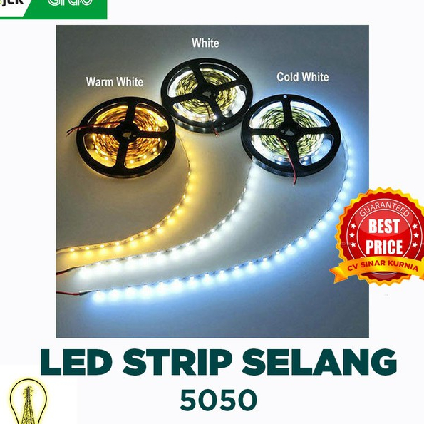 Jual HARGA GROSIR Lampu Led Strip Selang SMD 5050 220 Volt Per Meter ...