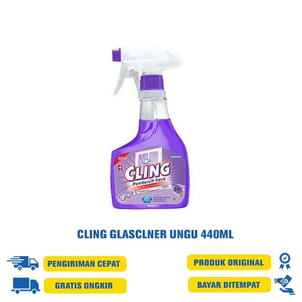 Jual CLING PEMBERSIH KACA 440 ML BOTOL | Shopee Indonesia