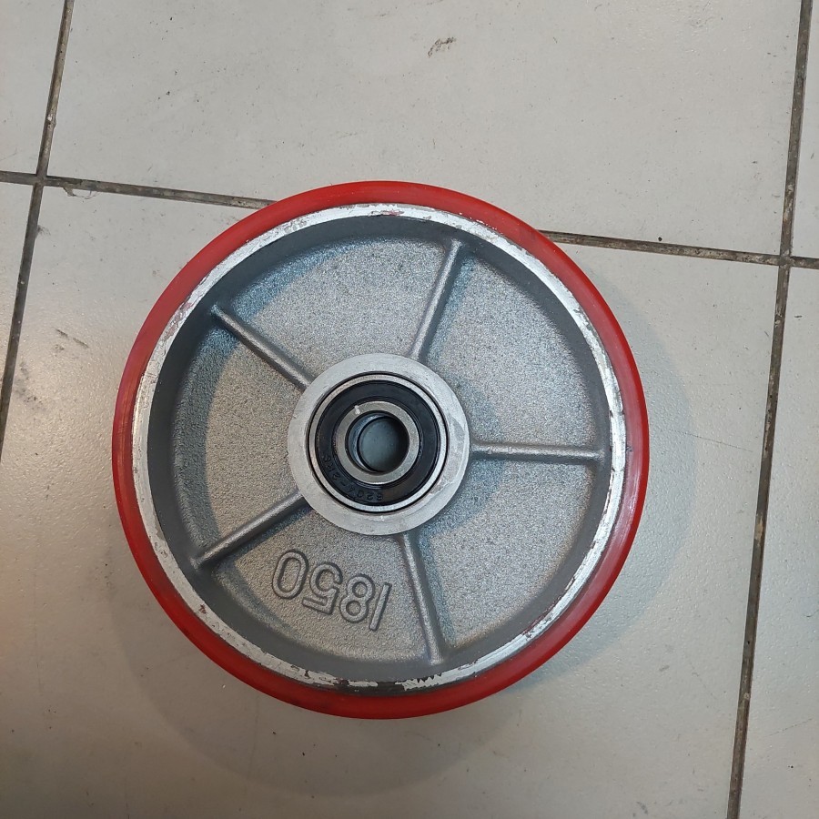 Jual KENMASTER Roda Hand Pallet PU 180x50 mm | Shopee Indonesia
