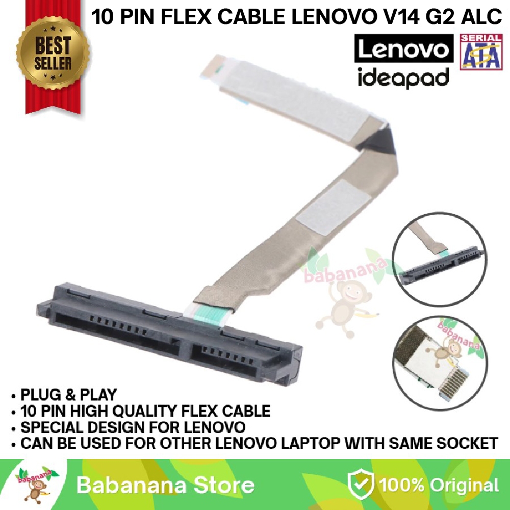 Jual Lenovo V14 G1 G2 IML ITL ALC Laptop HDD Sata Kabel Flex Connector ...